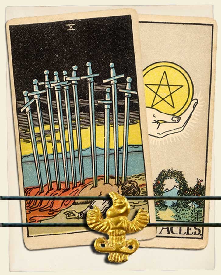 Ten of Swords and Ace of Pentacles Combination Reading (with insights ...
