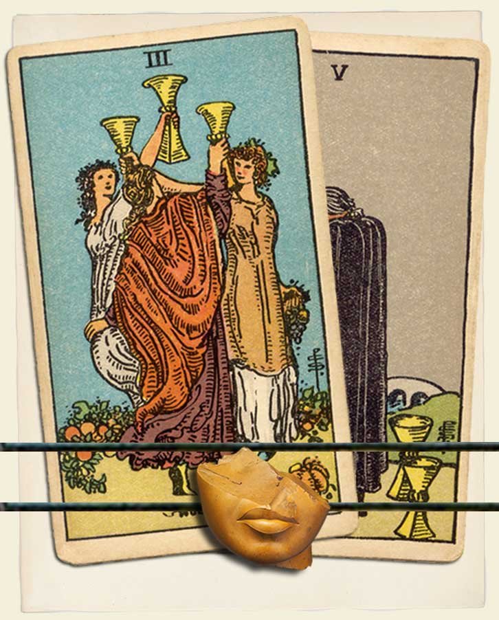 Three of Cups and Five of Cups Combination Reading (with insights for ...