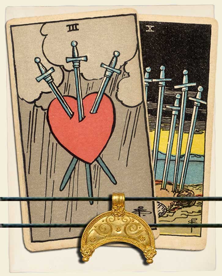 Three of Swords and Ten of Swords Combination Reading (with insights ...
