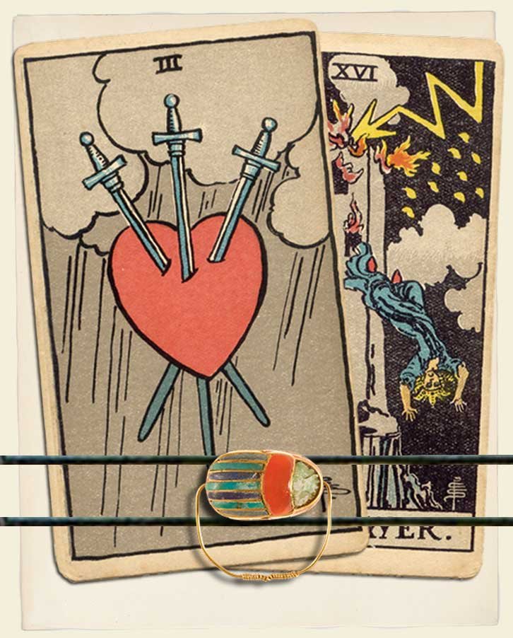 Three of Swords and The Tower Combination Reading (with insights for ...