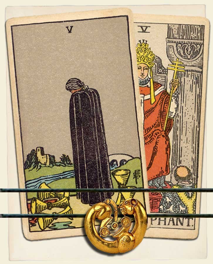 Five of Cups and The Hierophant Combination Reading (with insights for ...