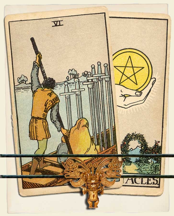 Six of Swords and Ace of Pentacles Combination Reading (with insights ...