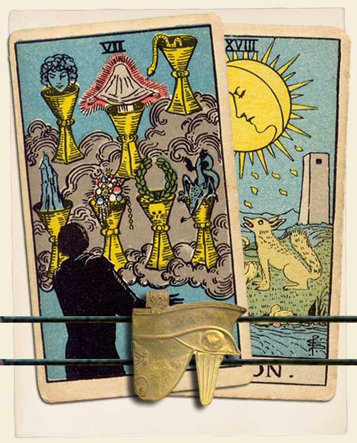 Seven of Cups and The Moon Combination Reading (with insights for love ...