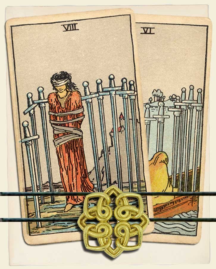 Eight of Swords and Six of Swords Combination Reading (with insights ...