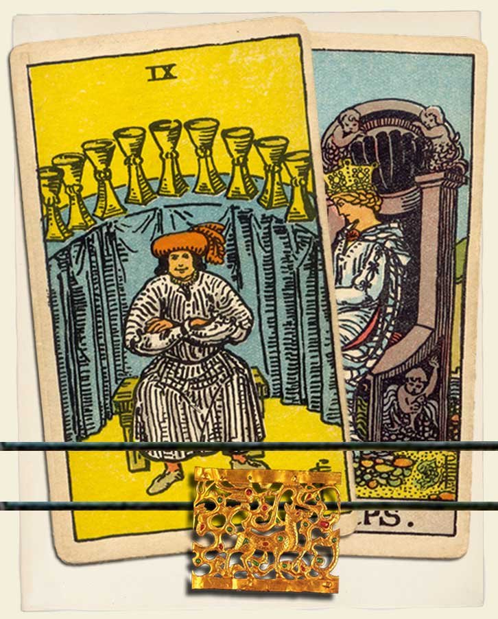 Nine of Cups and Queen of Cups Combination Reading (with insights for ...