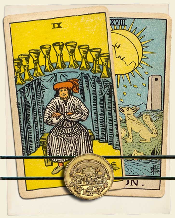 Nine of Cups and The Moon Combination Reading (with insights for love ...