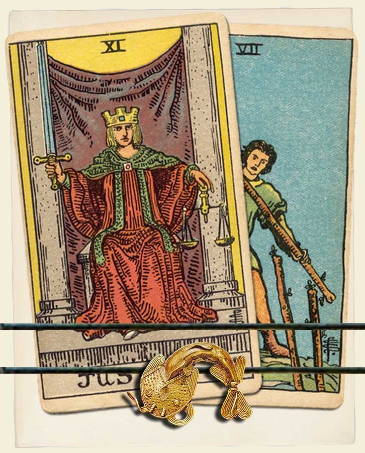 Justice and Seven of Wands Combination Reading (with insights for love ...