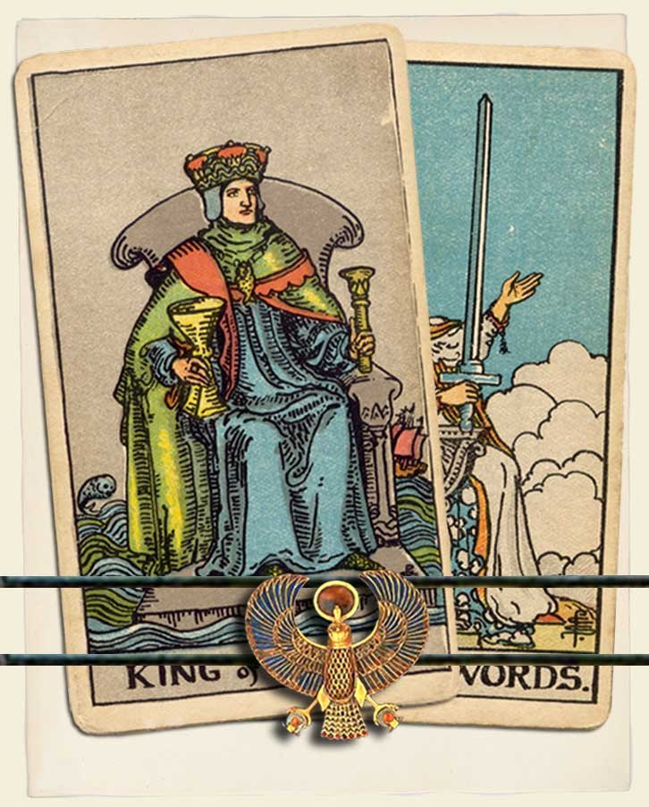King of Cups and Queen of Swords Combination Reading (with insights for ...