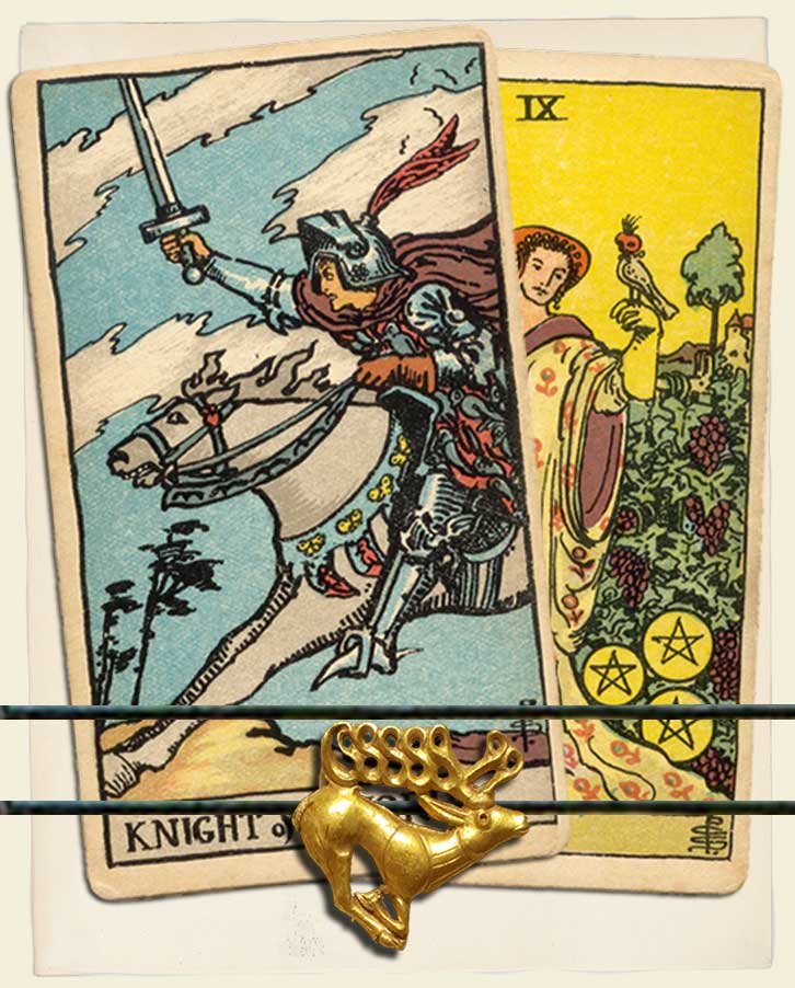 Knight of Swords and Nine of Pentacles Combination Reading (with ...