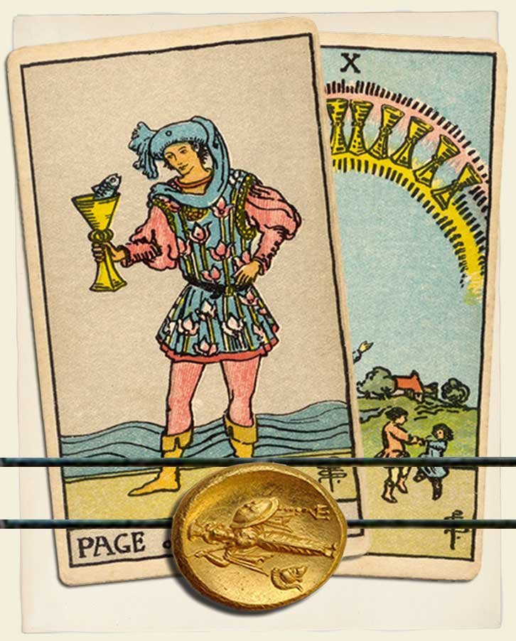 Page of Cups and Ten of Cups Combination Reading (with insights for ...