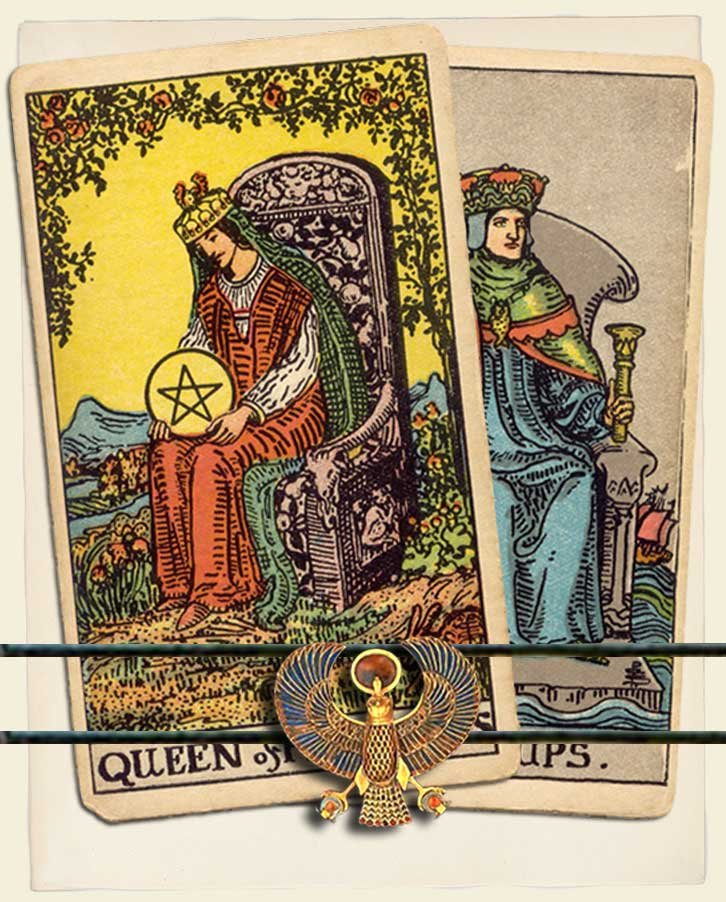 Queen of Pentacles and King of Cups Combination Reading (with insights ...