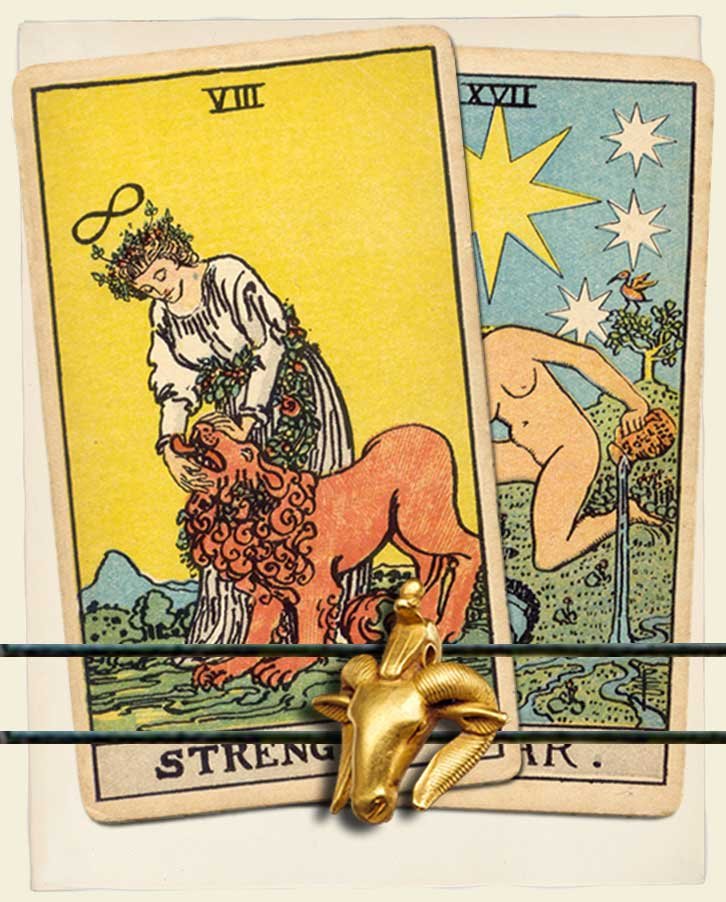Strength and The Star Combination Reading (with insights for love & relationships) – combotarot.com