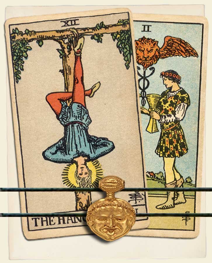 Le Pendu et Deux de Coupes dans le Tarot (avec des éclaircissements ...