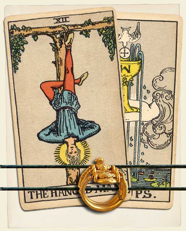 Le Pendu et L’As de Coupe dans le Tarot (avec des conseils pour l’amour ...