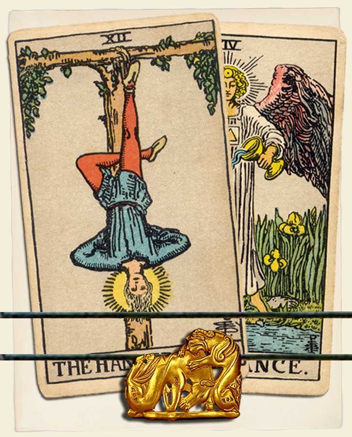 Le Pendu et Temperance dans le Tarot (avec des conseils pour l’amour et ...