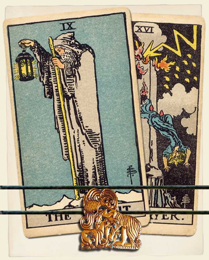 The Hermit and The Tower Combination Reading (with insights for love ...